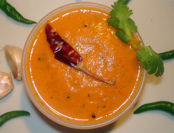 Indian Masala Recipes: Red Chili Tomato Chutney